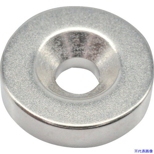 オレンジブック トラスコ中山　TRUSCOTRUSCO ネオジム丸形磁石 皿ねじ穴付 外径20mm×5mm M5 1個入 〔品番:T20R05M5〕[ 注番:1156913]特長●磁力の強いネオジム磁石です。用途●センサーやモーター部品とし...