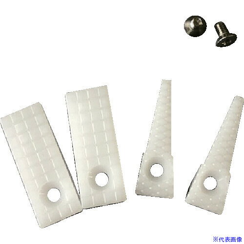 オレンジブック トラスコ中山　TRUSCOIPS ソフトタッチプチ(SHP−135)用くわえ部樹脂 〔品番:NO.52〕[ 注番:1157039]特長●プラスドライバー1本で簡単に交換が可能です。用途●SHP-135用スペアー樹脂。仕様●全...