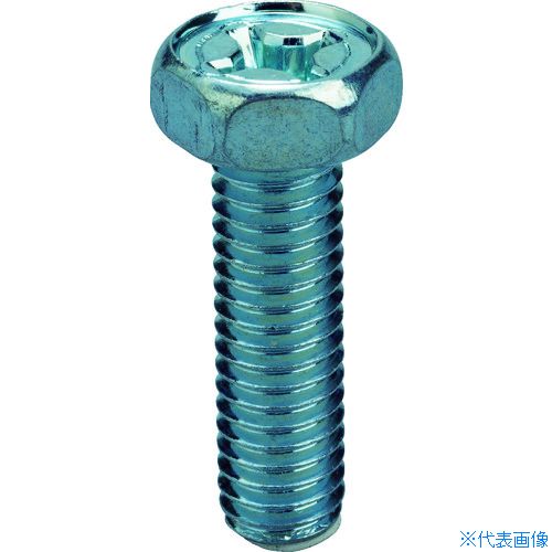 オレンジブック トラスコ中山　TRUSCOTRUSCO 十字穴付六角アプセットボルト 三価白 M5×16 40本入 〔品番:Y3060516〕[ 注番:1157699]特長●アプセットタイプの十字穴付六角ボルトです。●締付工具は、レンチもし...