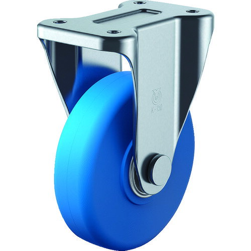 オレンジブック トラスコ中山　TRUSCOユーエイ プレート式 固定 キャスター モノマーキャストナイロン 車輪径200mm Jタイプ K型 取付寸法112×63 〔品番:MCBK200〕[ 注番:1161118]特長●耐磨耗性に優れており...