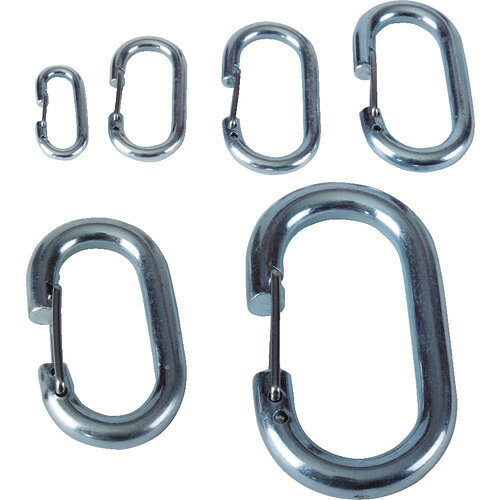 オレンジブック トラスコ中山　TRUSCOTRUSCO О型フック スチール 5mm 〔品番:TTCR5〕[ 注番:1161631]特長●シンプルな形状のフックです。用途●チェーン・ワイヤ・ロープなどの連結や、端末の金具のジョイントに。仕様...