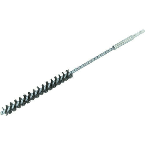 オレンジブック トラスコ中山　TRUSCOTRUSCO 六角軸スパイラルホールブラシ ワイヤー鋼線 18mm 下穴径 〔品番:6HB18WB〕[ 注番:1162163]特長●強度の強い異形線ネジリにすることで、軸の強度が増し、正回転・逆回転...