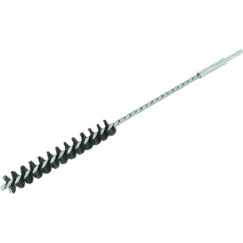 オレンジブック トラスコ中山　TRUSCOTRUSCO 六角軸スパイラルホールブラシ ワイヤー鋼線 24mm 下穴径 〔品番:6HB24WB〕[ 注番:1162165]特長●強度の強い異形線ネジリにすることで、軸の強度が増し、正回転・逆回転...