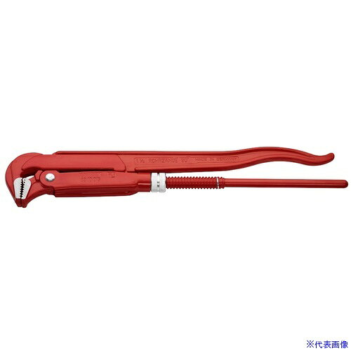 オレンジブック トラスコ中山　TRUSCOKNIPEX 8310−015 パイプレンチ(90゜) 〔品番:8310015〕[ 注番:1163369]特長●90°の角度が付いたアゴで手への負担が少ないです。スウェーデン型です。高周波焼き入れを...