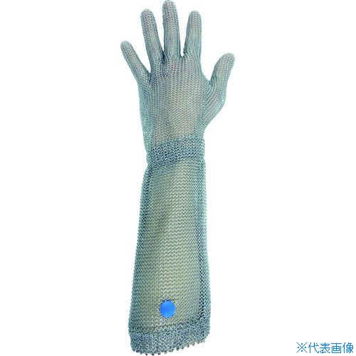 オレンジブック トラスコ中山　TRUSCOミドリ安全 ステンレス製 耐切創クサリ手袋 5本指 ロングタイプ WILCO−550 Lサイズ 1枚 〔品番:WILCO550L〕[ 注番:1165264]特長●袖口も保護できるロングタイプです。●...