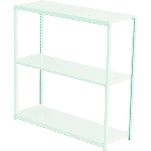 オレンジブック トラスコ中山　TRUSCOIRIS 軽中量ラック200 セット W900*D300*H1200 基本 3段 〔品番:ML2K0930123〕[ 注番:1165603]特長●目盛り付きで組み立てが簡単です。仕様●間口(mm)：...