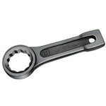 オレンジブック トラスコ中山　TRUSCOASH 打撃めがねレンチ35mm 〔品番:DR0035〕[ 注番:1170571]特長●柄の後部穴にロープを通し引っ張りながら打撃部をハンマーで叩いて増し締めしたり、サビついたボルト・ナットの緩め作...