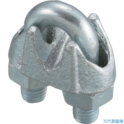 オレンジブック トラスコ中山　TRUSCONIKKO ワイヤークリップ(鋳鉄製) (2個入) 〔品番:WCP3〕[ 注番:1175840]特長●ワイヤを現場加工できます。●1袋2個入りの徳用タイプです。用途●ワイヤロープと品物との連結に。仕...