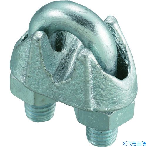 オレンジブック トラスコ中山　TRUSCONIKKO ワイヤークリップ (鋳鉄製) (2個入) 〔品番:WCP9〕[ 注番:1175866]特長●ワイヤを現場加工できます。●1袋2個入りの徳用タイプです。用途●ワイヤロープと品物との連結に。...