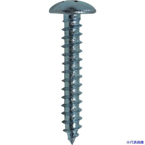 オレンジブック トラスコ中山　TRUSCODAIDOHANT HP ユニクロ タッピング トラス 4×50 6本入 〔品番:10185591〕[ 注番:1176110]特長●下穴だけで締結が出来る薄板鋼板用のねじです。●頭部が鍋頭より大きい...