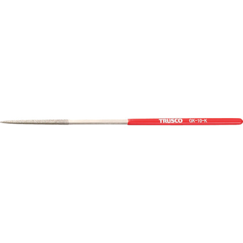 オレンジブック トラスコ中山　TRUSCOTRUSCO ダイヤモンドヤスリ 鉄工用#140 角 1本入 全長185mm(10本組サイズ) 〔品番:GK10K〕[ 注番:1176935]特長●超硬合金、焼き入れ鋼、セラミックス、ガラス、強化プ...