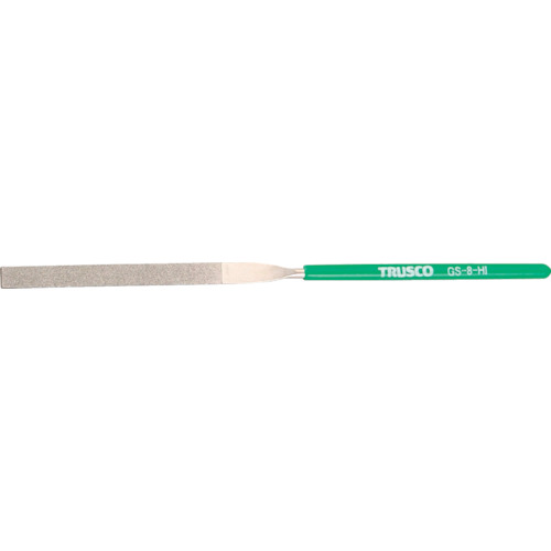 オレンジブック トラスコ中山　TRUSCOTRUSCO ダイヤモンドヤスリ 精密用#170 平 1本入 全長180mm(8本組サイズ) 〔品番:GS8HI〕[ 注番:1178741]特長●超硬合金、焼き入れ鋼、セラミックス、ガラス、強化プラ...