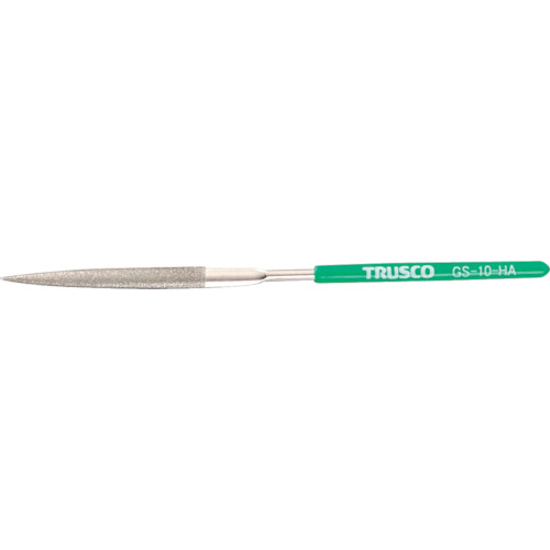 オレンジブック トラスコ中山　TRUSCOTRUSCO ダイヤモンドヤスリ 精密用#170 半丸 1本入 全長140mmX刃長50mm(10本組サイズ) 〔品番:GS10HA〕[ 注番:1178776]特長●超硬合金、焼き入れ鋼、セラミック...