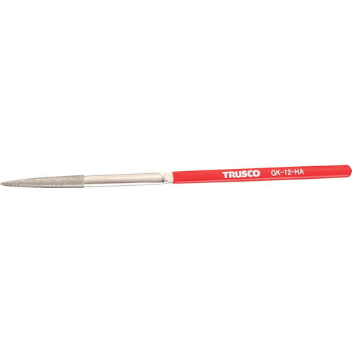 オレンジブック トラスコ中山　TRUSCOTRUSCO ダイヤモンドヤスリ 鉄工用#140 半丸 1本入 全長170mm(12本組サイズ) 〔品番:GK12HA〕[ 注番:1179276]特長●超硬合金、焼き入れ鋼、セラミックス、ガラス、強...