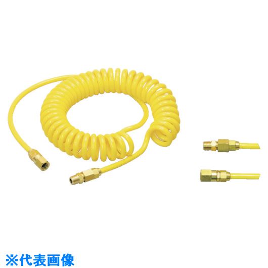 オレンジブック トラスコ中山　TRUSCO十川 コネクトコイル CHU−5080−10 〔品番:CHU508010〕[ 注番:1182031]特長●折れグセが付きにくく、バネ特性を持ち、エアー工具用として便利です。用途●塗装、吹き付けエアー...