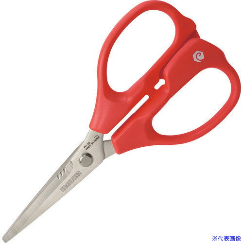 オレンジブック トラスコ中山　TRUSCOENGINEER 鉄腕ハサミMP 〔品番:PH56R〕[ 注番:1187117]特長●大小2つの特殊刃でさまざまな素材を逃さずカットできます。●ケブラー繊維などの極細繊維からケーブルやロープまでさま...