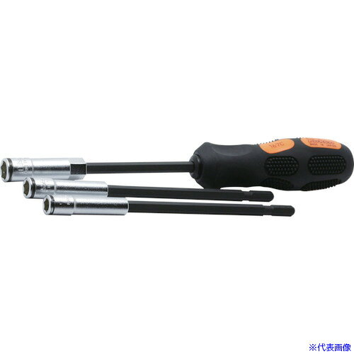 オレンジブック トラスコ中山　TRUSCOKo−ken 差替ナットグリップソケットドライバー 10mm 〔品番:167C102B〕[ 注番:1199221]特長●差替ナットグリップソケットドライバーです。●2個のスチールボールがボルト、ナッ...