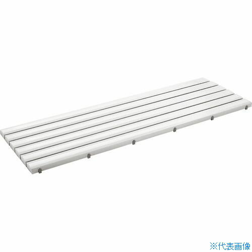 オレンジブック トラスコ中山　TRUSCOテラモト 抗菌安全スノコ(お客様組立品)600×1800mm 灰 〔品番:MR0932456〕[ 注番:1200526]特長●抗菌剤入りで強度がある丈夫なスノコです。用途●ロッカールーム、シャワー室...