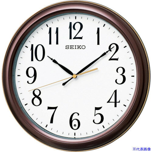 オレンジブック トラスコ中山　TRUSCOSEIKO 電波掛時計 〔品番:KX234B〕[ 注番:1203632]特長●スタンダードなデザインの電波時計です。●スイープ秒針、電池切れ予告機能、おやすみ秒針機能付きです。仕様●直径(mm)：3...