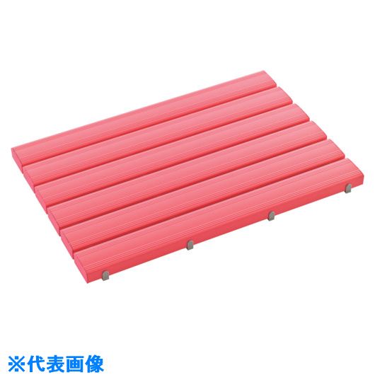 オレンジブック トラスコ中山　TRUSCOテラモト 抗菌安全スノコ(お客様組立品)600×1200mm ピンク 〔品番:MR0932435〕[ 注番:1203733]特長●抗菌剤入りで強度がある丈夫なスノコです。用途●ロッカールーム、シャワ...