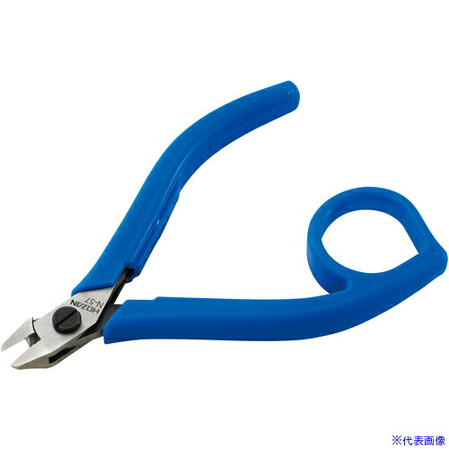 オレンジブック トラスコ中山　TRUSCOHOZAN 精密ニッパー105mm 〔品番:N57〕[ 注番:1204351]特長●線材の被切断面をほとんど平坦にカット可能です。●刃先が細く狭い箇所での作業に適しています。●手になじむエラストマー...
