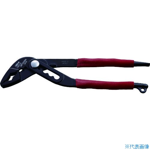 オレンジブック トラスコ中山　TRUSCOロブテックス ポンププライヤー ハイブリッドアンギラス 200mm 〔品番:UWP200DNA〕[ 注番:1207040]特長●コンパクトサイズでも口開きワイドなくわえ部でガッチリくわえます。●トリ...