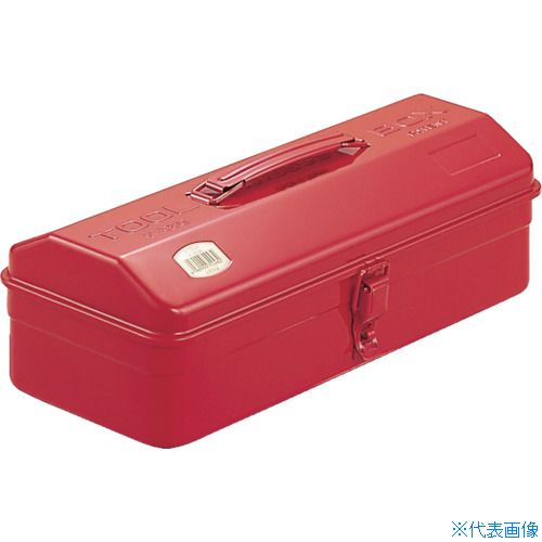 オレンジブック トラスコ中山　TRUSCOTRUSCO 山型ツールボックス(山型工具箱) 373X164X124 レッド 〔品番:Y350R〕[ 注番:1208110]特長●ハードな使用に耐える頑丈なプレス一体型です。●内部で工具が盛り上っ...