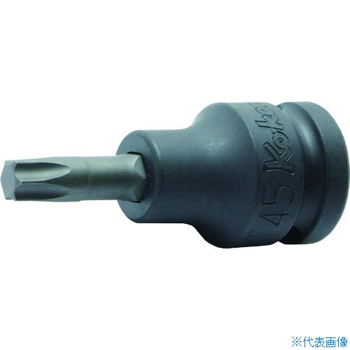 オレンジブック トラスコ中山　TRUSCOKo−ken 12.7mm差込 インパクトトルクスビットソケット全長60mm T20 〔品番:14025.60T20〕[ 注番:1211929]特長●トルクス［［R下］］ボルト用のインパクトソケット...