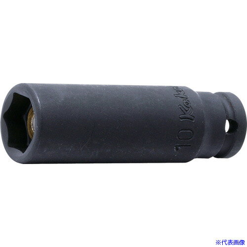 オレンジブック トラスコ中山　TRUSCOKo−ken 6.35mm差込 インパクトディープソケット(スライドMG付)8mm 〔品番:12300G8〕[ 注番:1211958]特長●ボルト／ナットに接する開口部(6角)はもちろんのこと、差込...