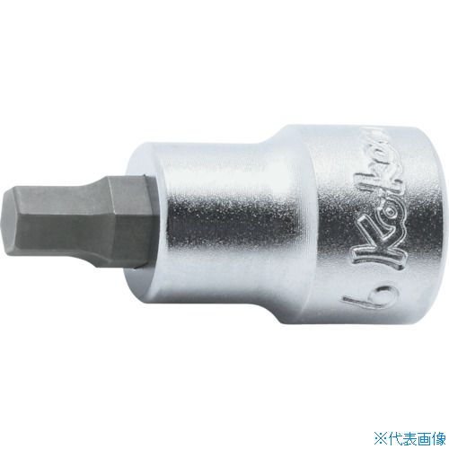 オレンジブック トラスコ中山　TRUSCOKo−ken 9.5mm差込 ヘックスビットソケット 全長38mm 13mm 〔品番:3010M.3813〕[ 注番:1215178]特長●ヘックスビットソケットです。仕様●差込角(mm)：9.5●...