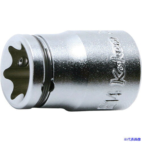 オレンジブック トラスコ中山　TRUSCOKo−ken 9.5mm差込 トルクスナットグリップソケット E12 〔品番:3425E122B〕[ 注番:1218321]特長●トルクスナットグリップソケットです。仕様●刃先：E12●全長(mm)...