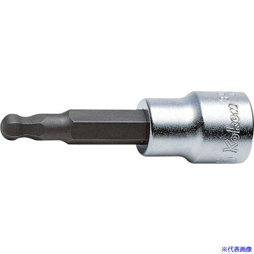 オレンジブック トラスコ中山　TRUSCOKo-ken 9.5mm差込 ヘックスビットソケット(BP)全長62mm10mm 〔品番:3011M.6210〕[ 注番:1218351]特長●ボールポイントタイプのヘックスビットソケットです。仕様...