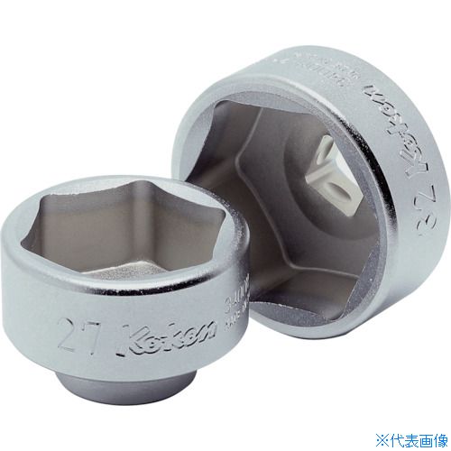 オレンジブック トラスコ中山　TRUSCOKo−ken 9.5mm差込 オイルフィルターソケット 全長24mm 36mm 〔品番:3400M.2436〕[ 注番:1219913]特長●オイルフィルター用ソケットです。●欧州車に多い先端部の6...