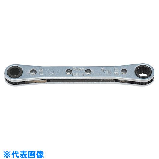 オレンジブック トラスコ中山　TRUSCOKo−ken ラチェットスパナ 1/2 x9/16 〔品番:R81012X916〕[ 注番:1219916]特長●狭い場所での作業に最適です。用途●狭い場所の作業に仕様●対辺寸法(mm)：1/2X9...