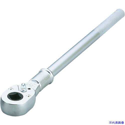 オレンジブック トラスコ中山　TRUSCOTONE ラチェットハンドル 歯数24枚 差込角19.0mm 〔品番:471B〕[ 注番:1220438]特長●ラチェットハンドル側のソケット差し込みが凹になっています。●ソケット差込タイプのスタン...