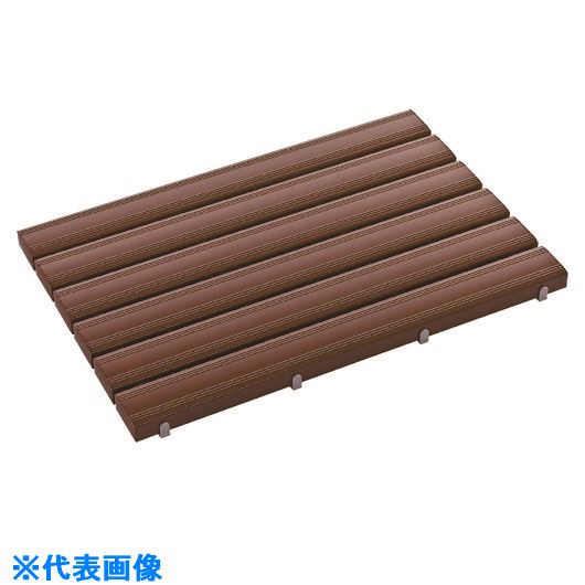 オレンジブック トラスコ中山　TRUSCOテラモト 抗菌安全スノコ(お客様組立品)600×900mm 茶 〔品番:MR0932414〕[ 注番:1221044]特長●抗菌剤入りで強度がある丈夫なスノコです。用途●ロッカールーム、シャワー室な...