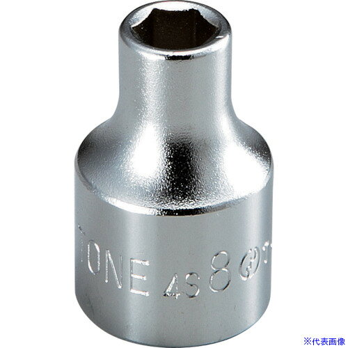 オレンジブック トラスコ中山　TRUSCOTONE ソケット(6角) 対辺寸法17mm 全長37mm 〔品番:4S17〕[ 注番:1223101]特長●スタンダードタイプの対辺6角形状です。●差し込み後、トルクをかけてもナメにくくなっていま...