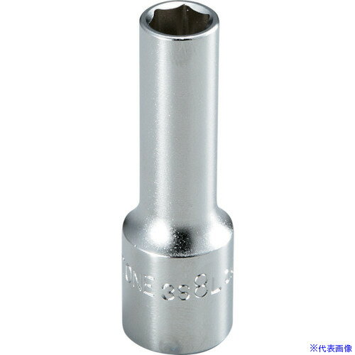 オレンジブック トラスコ中山　TRUSCOTONE ディープソケット(6角) 対辺寸法10mm 全長54mm 〔品番:3S10L〕[ 注番:1224107]特長●ボルトが突き出したナットを回すのに最適です。●深い箇所のナットにも最適です。仕...