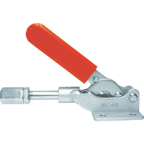 オレンジブック トラスコ中山　TRUSCO角田 横押し型トグルクランプ No.50A 〔品番:KC50A〕[ 注番:1228820]特長●シャフトの先端はおねじになっており、高ナットが付属しています。仕様●全長(mm)：151●押圧力(kN...