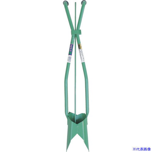 オレンジブック トラスコ中山　TRUSCOHARAX ウエラック 〔品番:UR60〕[ 注番:1233171]特長●苗の移植ができます。●先端がとがっているのでマルチに直接穴をあけられます。●マーカーバーで次の植付け位置がわかり、苗を等間隔...
