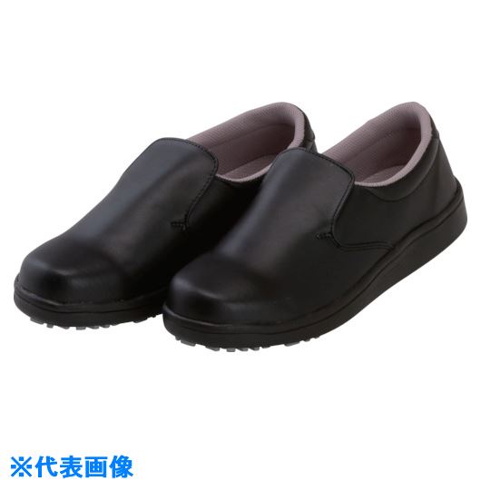 オレンジブック トラスコ中山　TRUSCO川西 キッチンクルー ブラック 24.0cm 〔品番:8400BK240〕[ 注番:1236047]特長●独自の滑り止めパターンで耐滑性に優れています。●最高耐滑区分5を取得しています。●インソール...