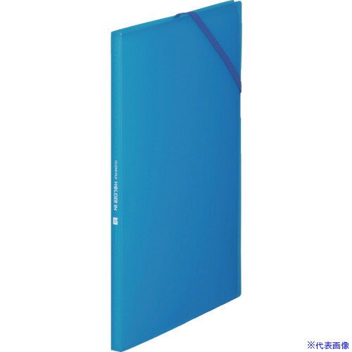 オレンジブック トラスコ中山　TRUSCOKING JIM クリア−ファイル ホルダ−イン8P 青 〔品番:6171TWB〕[ 注番:1240357]特長●ポケットがクリアホルダになっているので、書類の出し入れがラクにできます●書類落下防止...