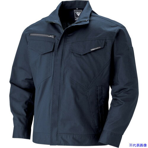 オレンジブック トラスコ中山　TRUSCOXEBEC 長袖ブルゾン1694−19−S ディープネイビー 〔品番:169419S〕[ 注番:1244835]特長●釦はすべて隠し仕様で物を傷つけにくい設計です。用途●作業全般用仕様●色：ディープ...