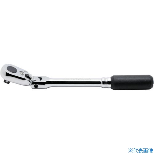 オレンジブック トラスコ中山　TRUSCOKo−ken Z−EAL 首振りラチェットハンドル(ロング) 差込角6.35mm 〔品番:2726Z160〕[ 注番:1247046]特長●狭い箇所での使用を可能とするコンパクト設計です。●各部の精...