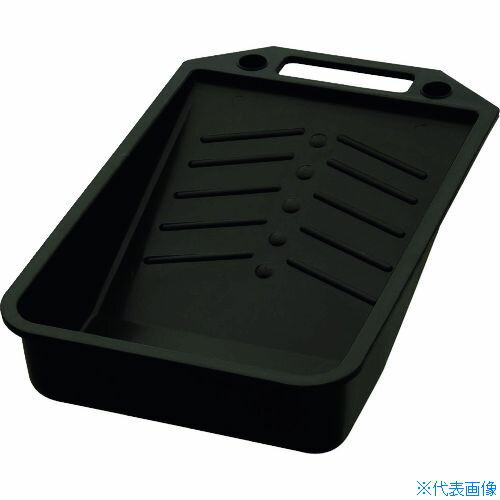 オレンジブック トラスコ中山　TRUSCO大塚 PPローラー皿 ブラック 9インチ 〔品番:1643040009〕[ 注番:1247383]特長●手軽でローラー使用に便利です。用途●水性、油性塗料、ニス、接着剤など。仕様●適合ローラー(イン...