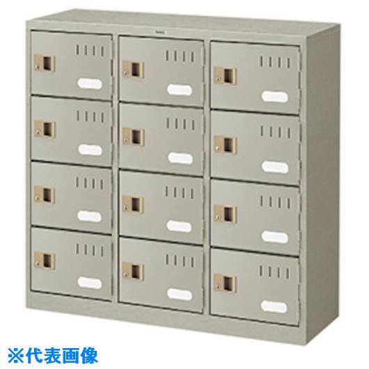 オレンジブック トラスコ中山　TRUSCONAIKI シューズボックス(12人用) 〔品番:SB12KNAW〕[ 注番:1249492]特長仕様●間口(mm)：900●奥行(mm)：330●高さ(mm)：880●段数：4●列数：3●色：扉：...