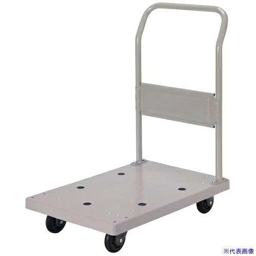 オレンジブック トラスコ中山　TRUSCO金象 しずキャリー NPー150STL 〔品番:184052〕[ 注番:1249575]特長●ハンドル固定式●環境対策商品。走行時のキャスター部からの耳ざわりな金属音をカットした低騒音樹脂台車●受注...