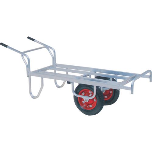 オレンジブック トラスコ中山　TRUSCOHARAX コン助 13×3Tエアー入りタイヤ 積載面1130〜1330×535 〔品番:CN65DW〕[ 注番:1250120]特長●アルミ平型2輪車（1輪車に付け替え可能タイプ）です。●20kg...