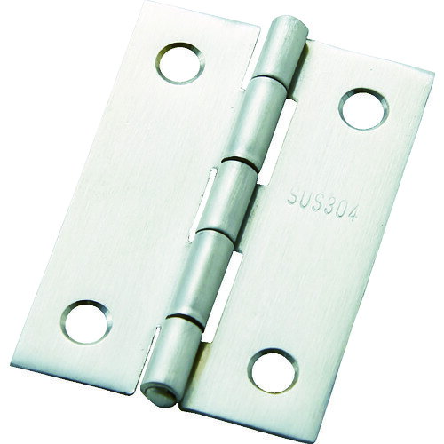 オレンジブック トラスコ中山　TRUSCOフジテック ステンレス丁番(SUS304) 袋入(2枚)・薄口32mm 〔品番:B11301〕[ 注番:1250129]特長●1袋に取付用ビスがセットになった使い切りタイプのステンレス蝶番です。●錆...