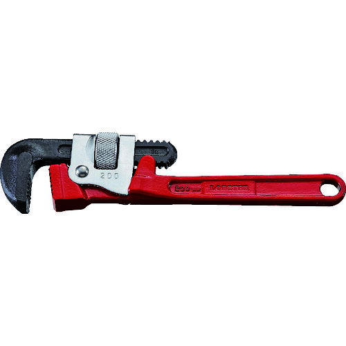 オレンジブック トラスコ中山　TRUSCOロブテックス 強力型パイプレンチ 200mm 〔品番:PW200〕[ 注番:1250337]特長●高品質、高耐久性、高い安全性、しかもJIS強度をクリアしています。●確実な喰い付き、軽快な操作、すぐ...